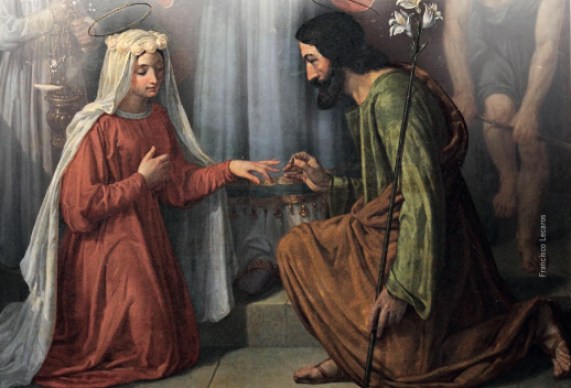 La Virgen Maria Y Jose La Visitación De La Virgen María A Su Prima
